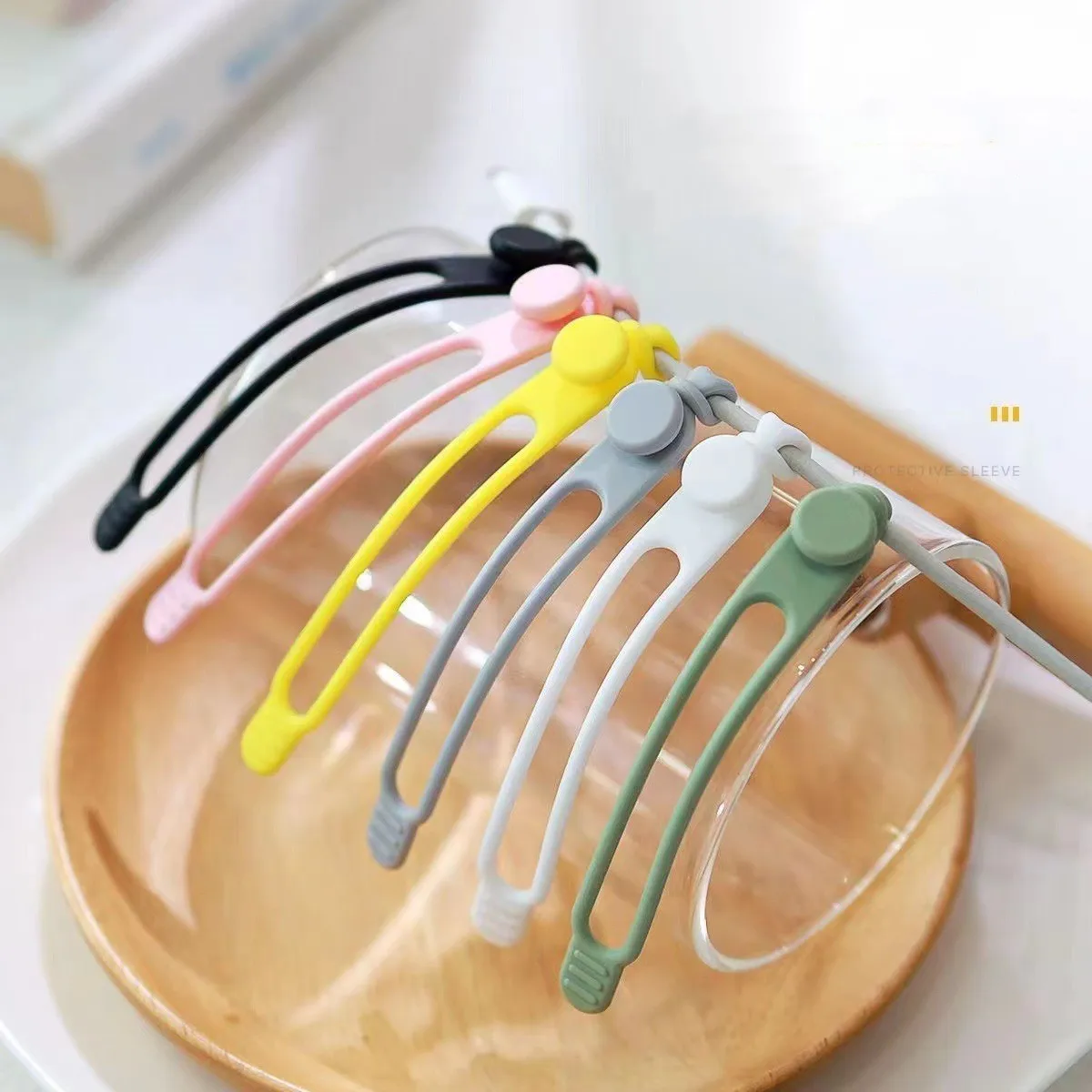 Silicone Cable Straps Wire Organizer for Earphone, Phone Charger, Mouse ...