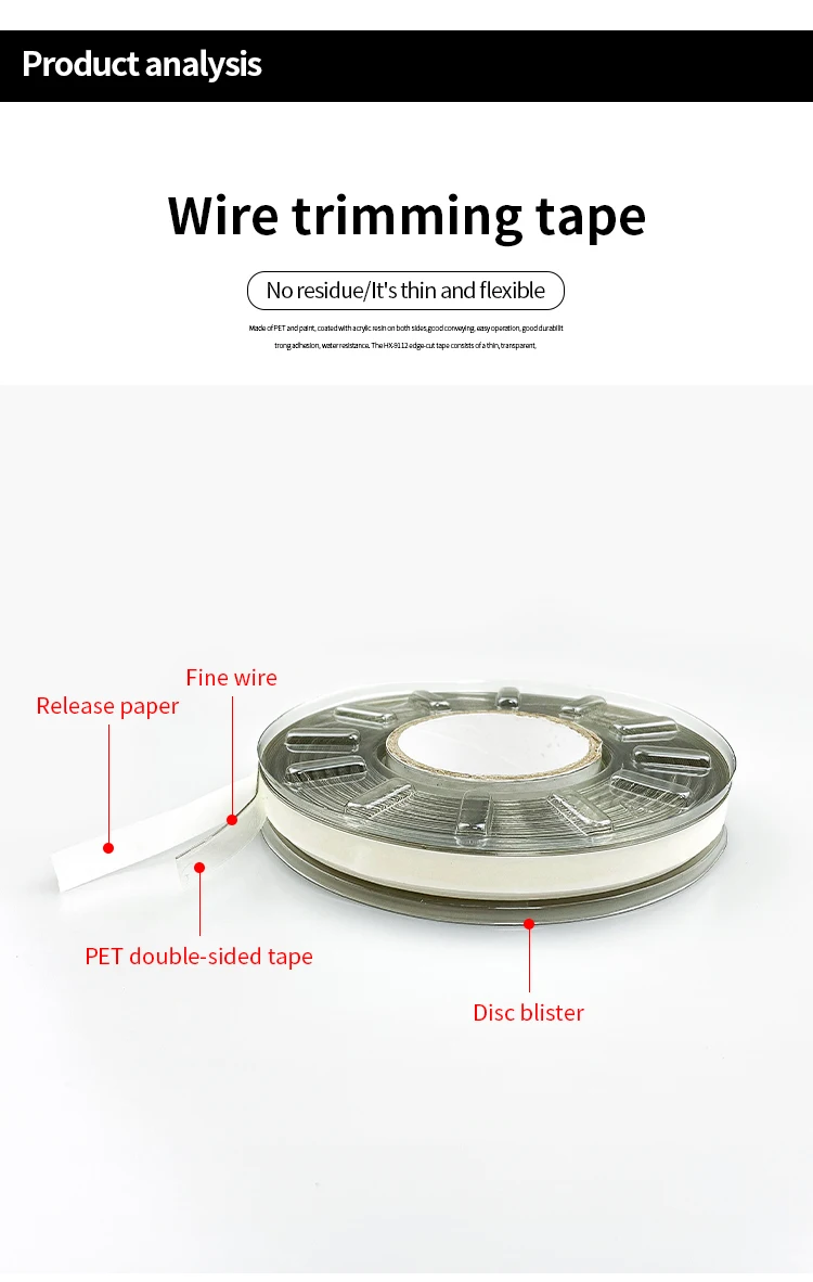 Double Sided Wiretrim Edge Cutting Tape For Truck - Buy Use For Coating ...
