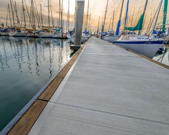 Marina Floating Concrete Pontoon Floats Concrete Dock China ...