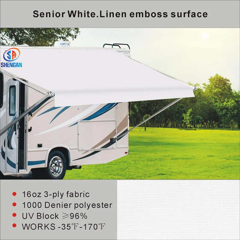 Durable Retractable RV Awning - 100% Waterproof Protection