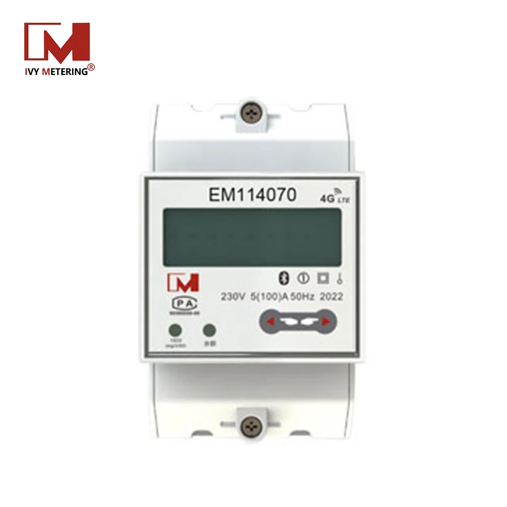 Sts 4g Smart Energy Meter Gprs Power Electricity Meter 1 Phase Prepaid ...