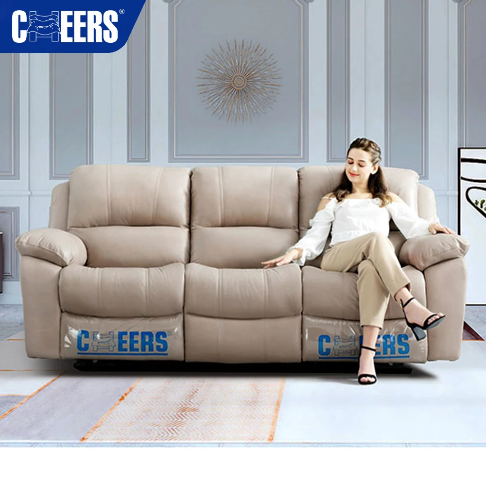 MANWAH CHEERS Power Zero Gravity Genuine Leather Sofa