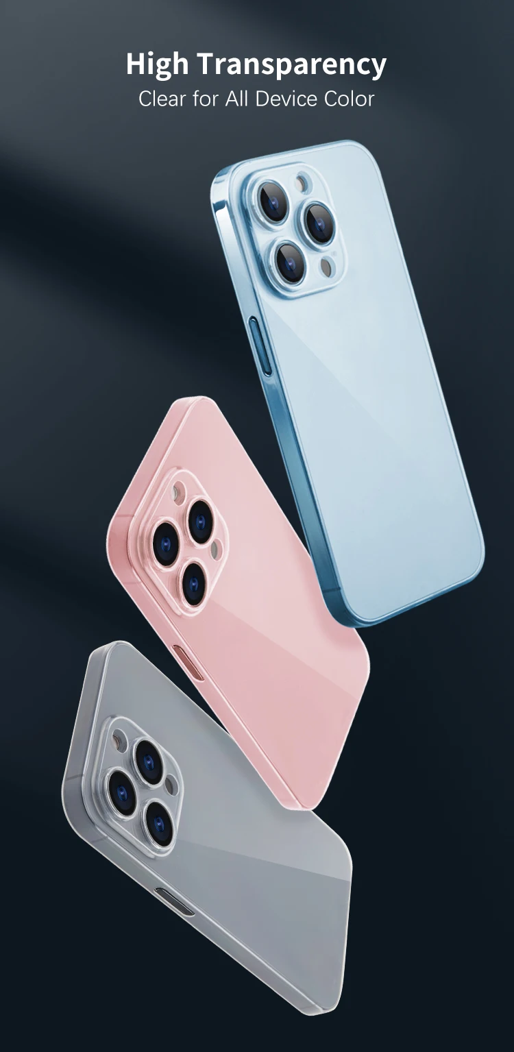 Transparent Clear Thin Back Case Cover For Iphone 12 13 14 Pro Max ...