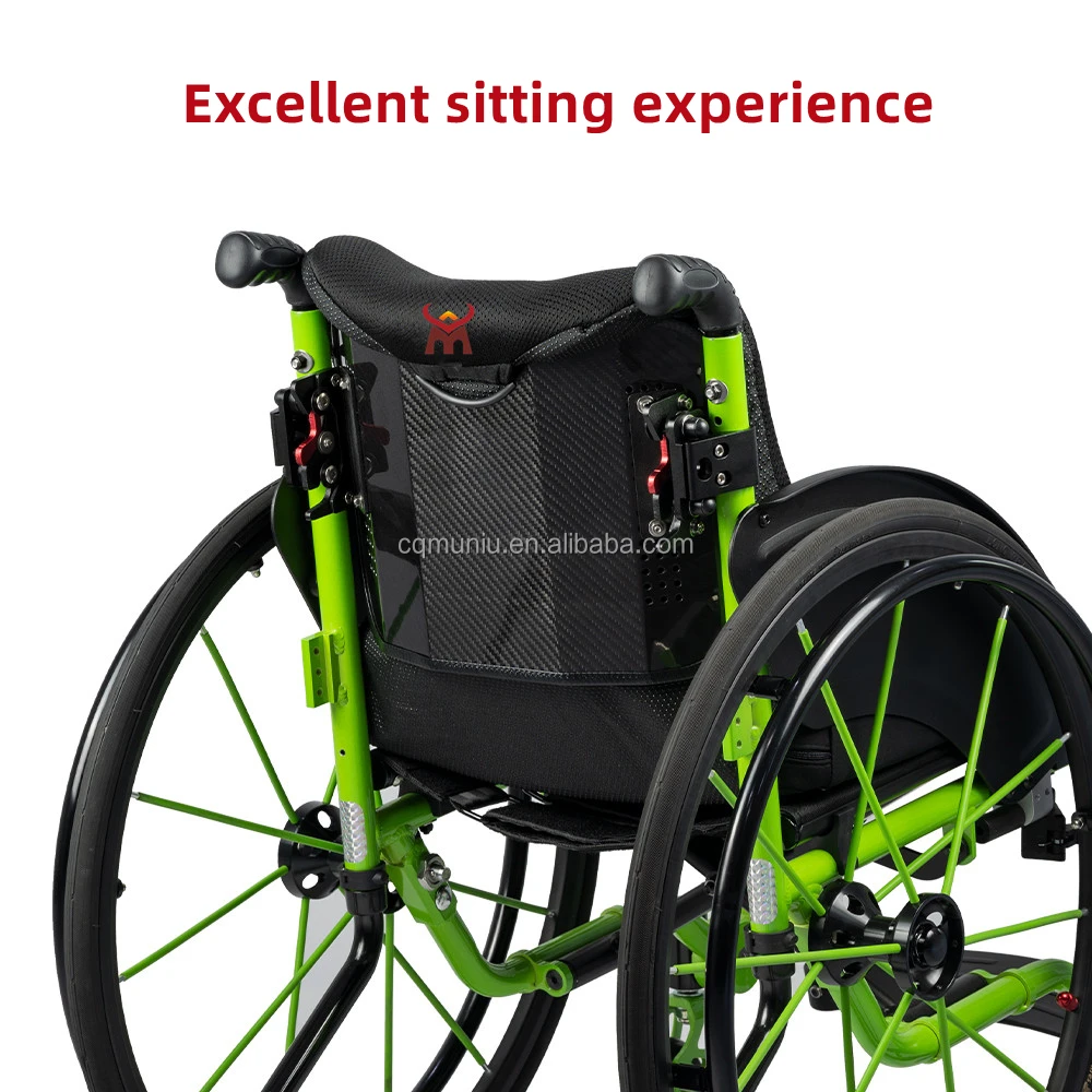 MUNIU Luxury Backrest - Carbon Fiber Support for Wheelchairs