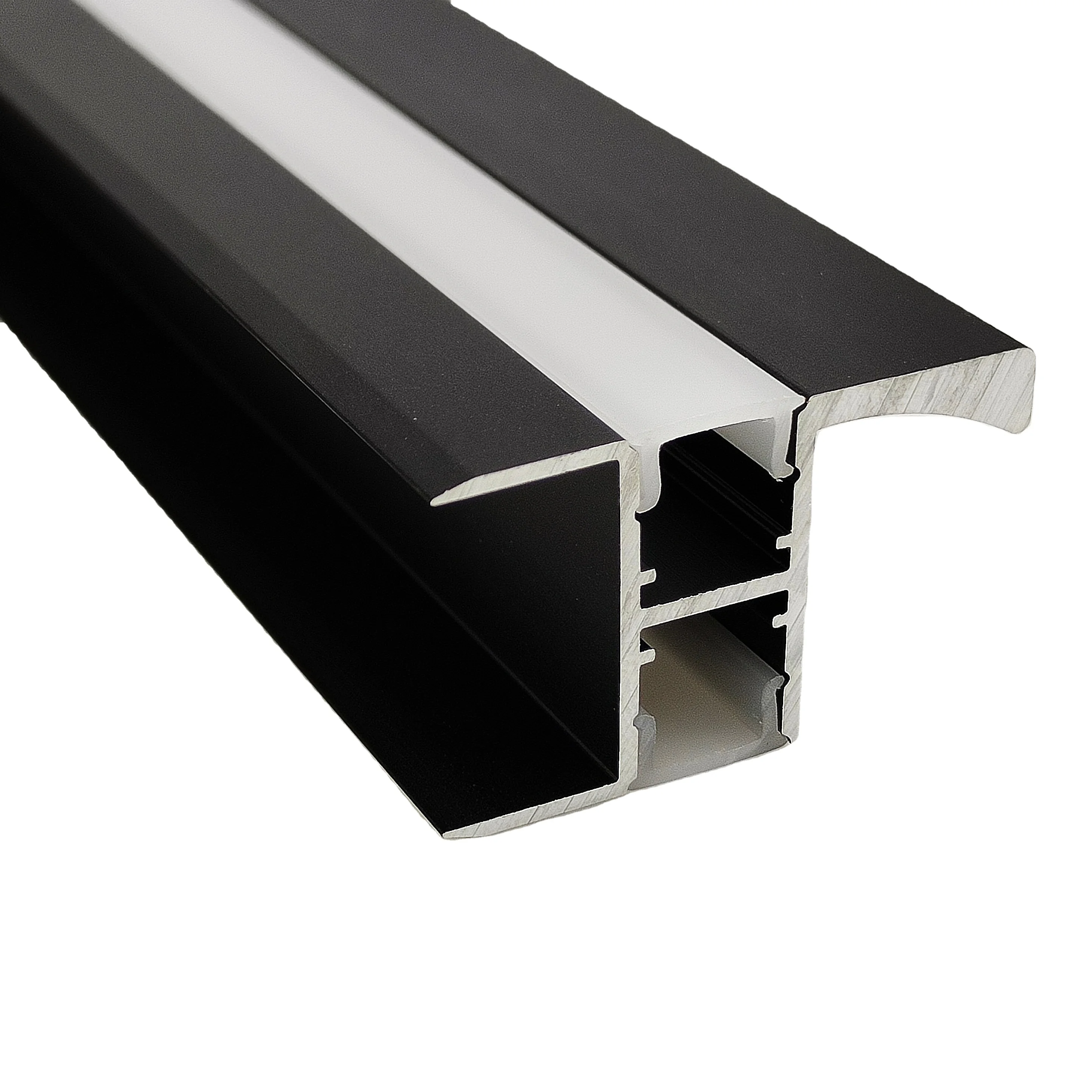 Aluminum handle with led Aluminum handle recessed cabinet door handle ...