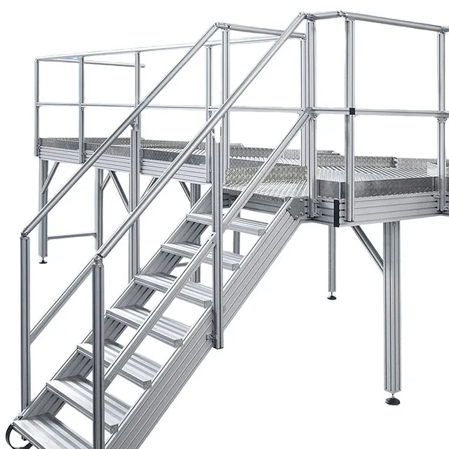Customized Industrial Workshop Aluminum Work Platform Step Platforms ...