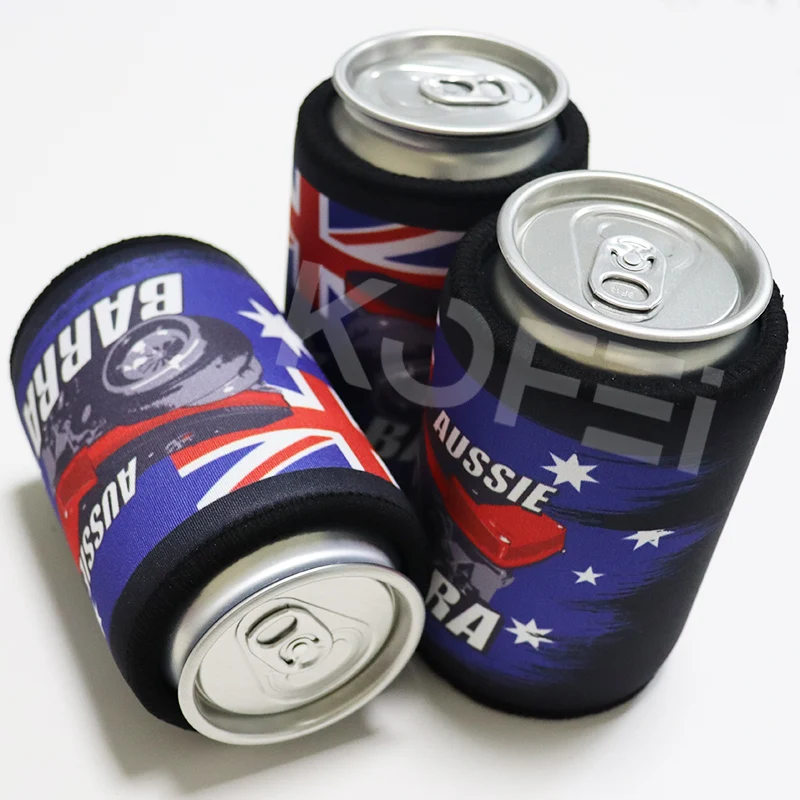 Custom High Quality Double Stitched Stubby Holders Overlocked Top And ...