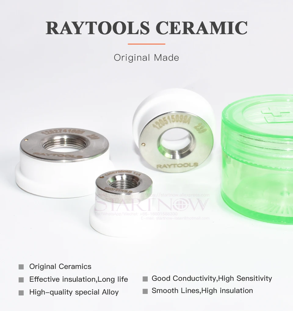 Startnow Raytools Original Laser Ceramic D32mm 120274100b Laser Head ...