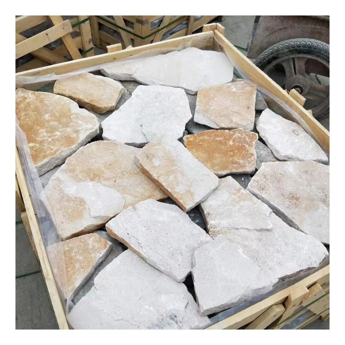 Buff Sandstone Dry Stack Stone Veneer Natural Culture Exterior Stone ...