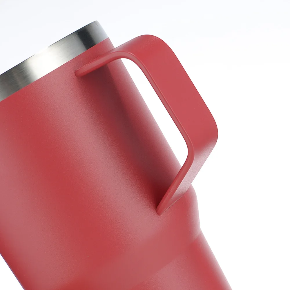 Portable 20oz 30oz 304 Stainless Steel Tumbler with Handle Travel Coffee Mugs Cups Termos ...