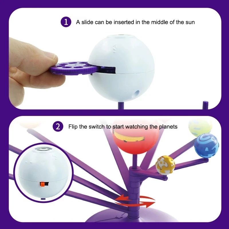 Solar System Nine Planets Model Science Kit Kids Diy Assembly ...