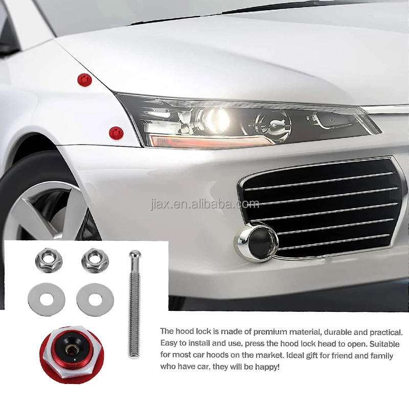 Race Car Hood Pin Bonnet Locks , 22mm &30mm Hood Locks , Bumper Push ...