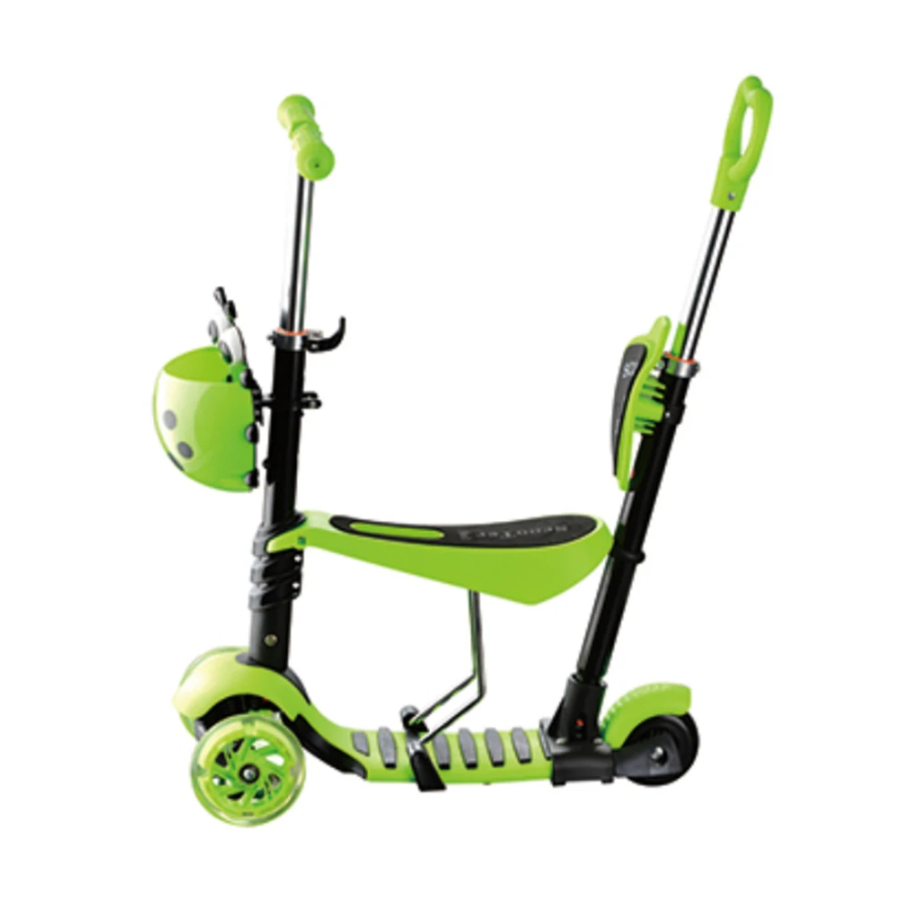 Wholesale 2 Wheel Front 1 Rear Multi Functional Kids Scooter 5 in 1 and ...