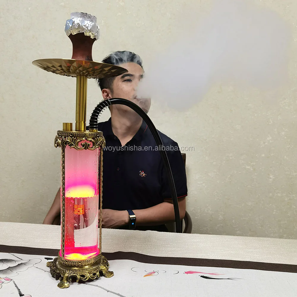 Woyu Wholesale Classical Copper Shisha Straight Hookah Lounge Hubbly ...