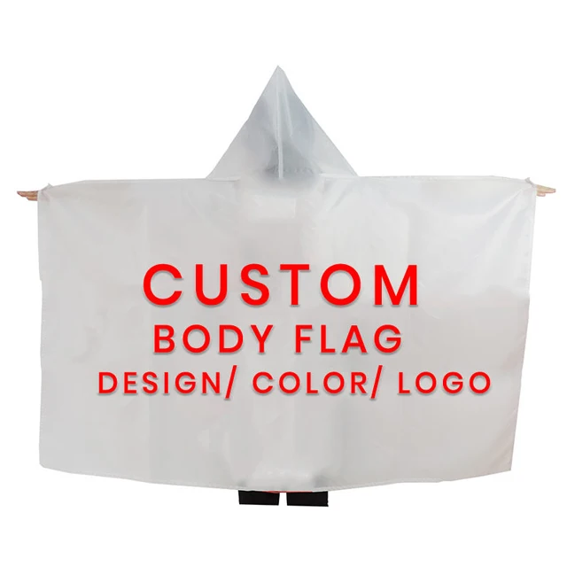 Custom Printing Cheering Fan Cape Body Flag National Flag| Alibaba.com