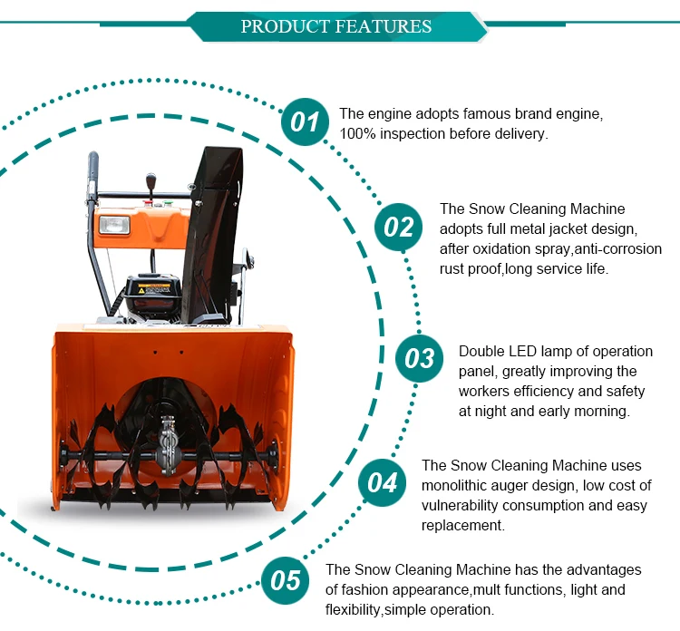 VOLNOS Snow Blower - Efficient Mini Snow Plow Equipment