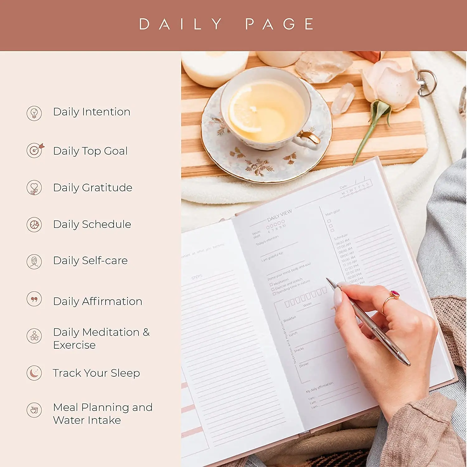 Personalized Custom Wellness Journal Meal Planner Weight Loss Journal ...