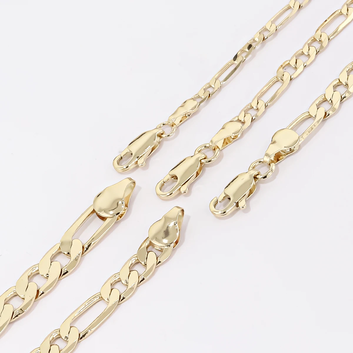 CM 14K Gold Plated Cuban Necklace - Diverse Sizes & Styles