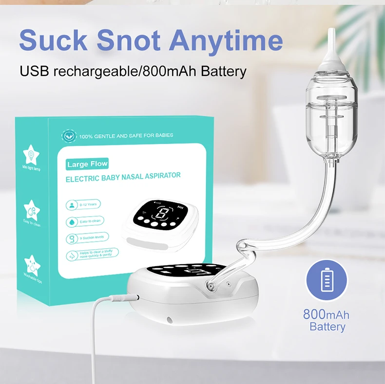 Babytone Baby Nasal Aspirator - Hospital-Grade Booger Sucker