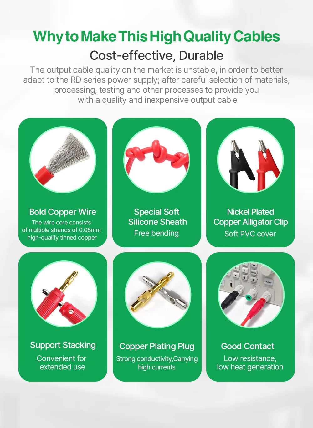 Rd X15a X25a New Banana Plug To Alligator Clip Test Cable And Nicro ...