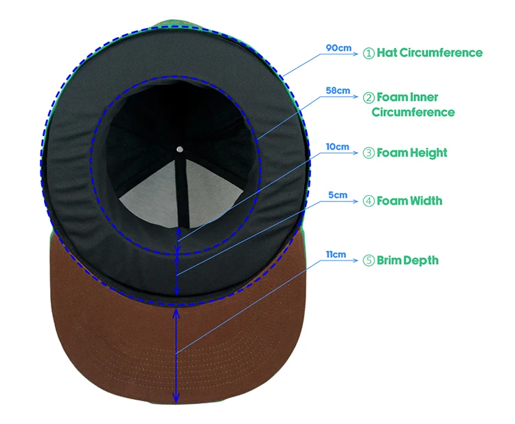 Big Size Hat Unisex Noggin Boss - Custom Team Logo Embroidery