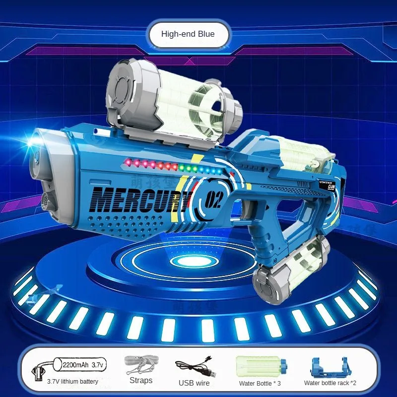 New Arrived Automatic Water Gun With Bottle Led Light Night Battle Game ...