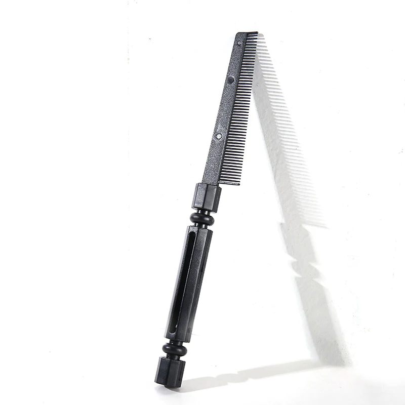 Fine Tooth Round Plastic Professional Twist Comb Handle Professional ...