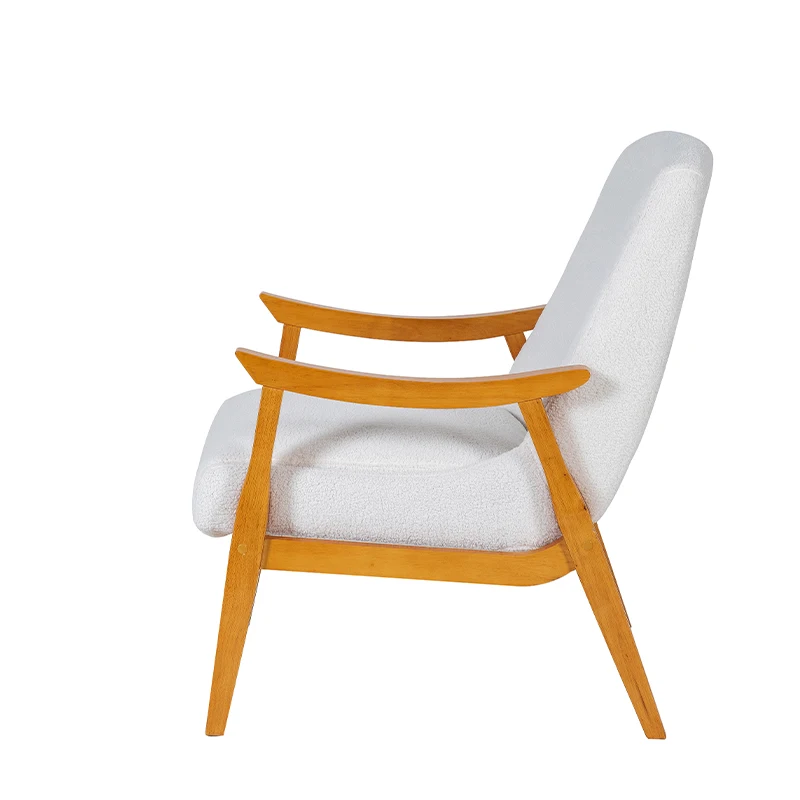Modern Lazy White Living Room Home Decor Sherpa Lamb Sheep Wool Single ...