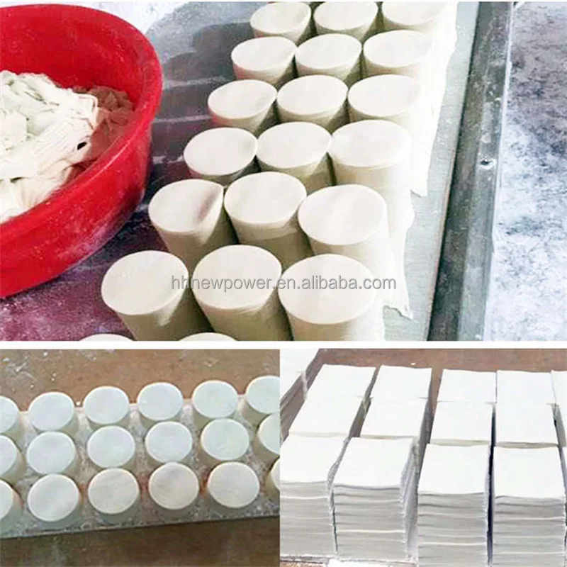 Stainless Steel Automatic Wonton square Sheet Skin Making Cutting ...