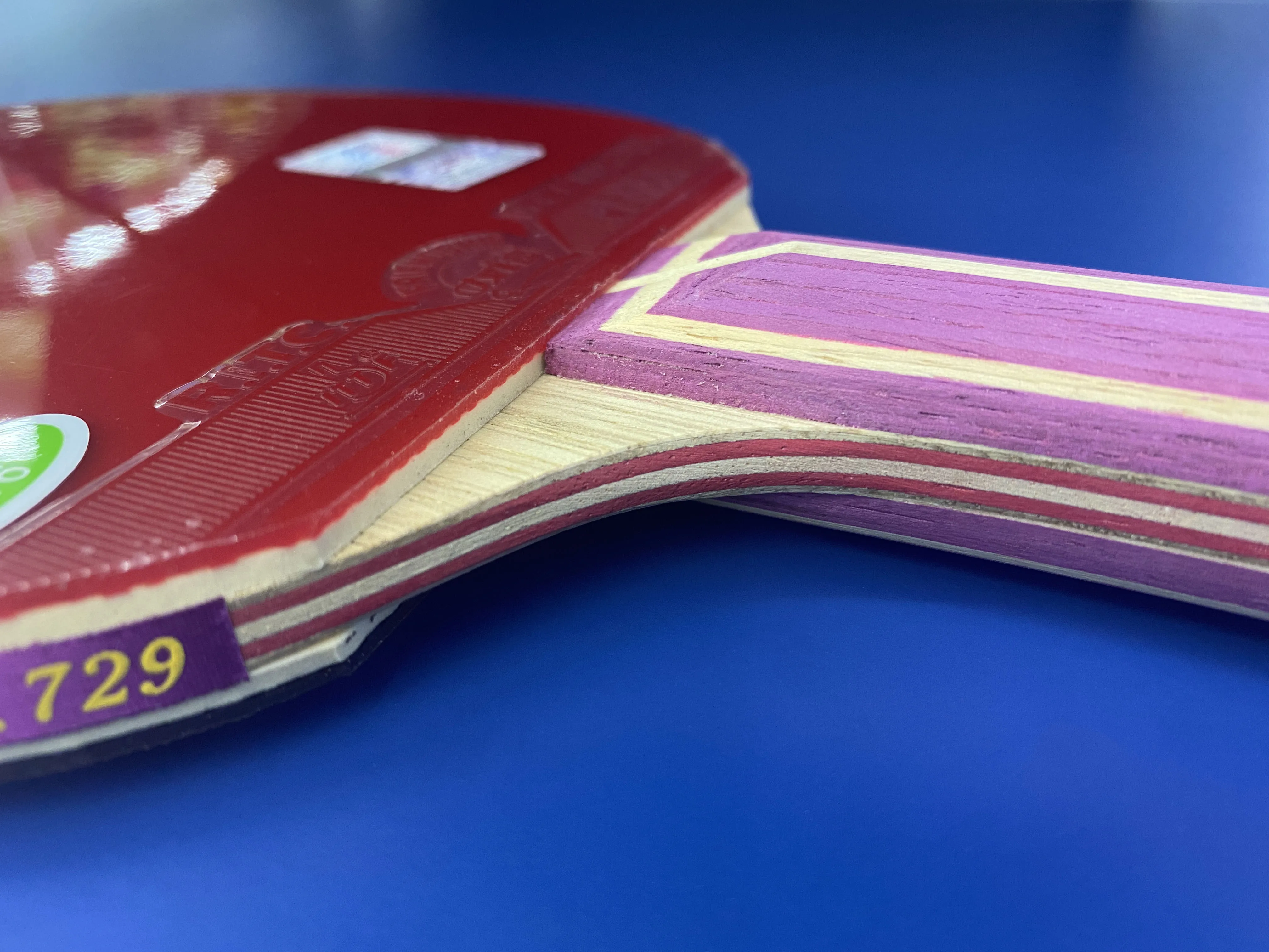 729 Friendship Racket Table Tennis Fl Long Handle Pimples In Ittf ...
