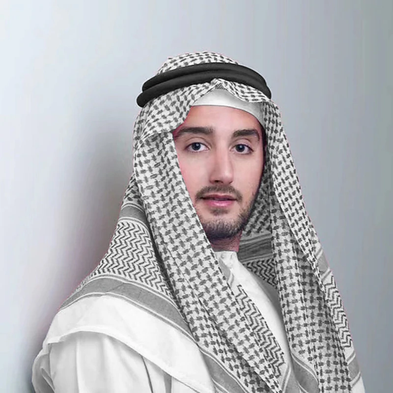 Saudi Shemagh high quality Keffiyeh shemanadas men's scarf yashmagh ...