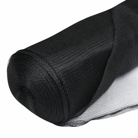 Black Fence Temporary Scaffold Debris Netting HDPE Plastic Construction ...