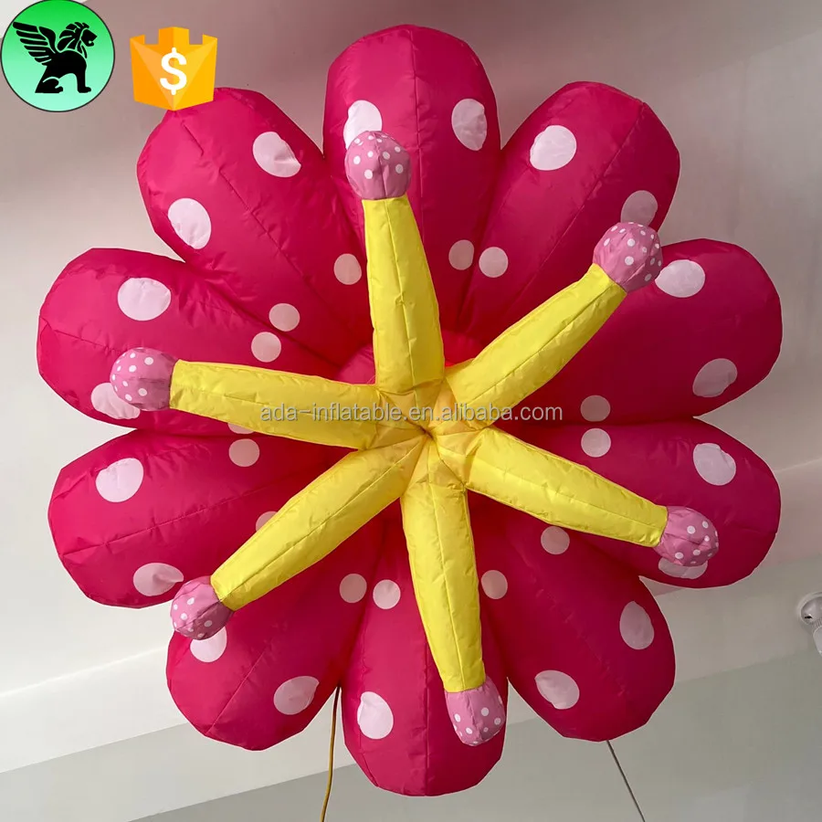 Event Hanging Inflatable Flower Stage Decoration Lotus 2.5m Customized ...