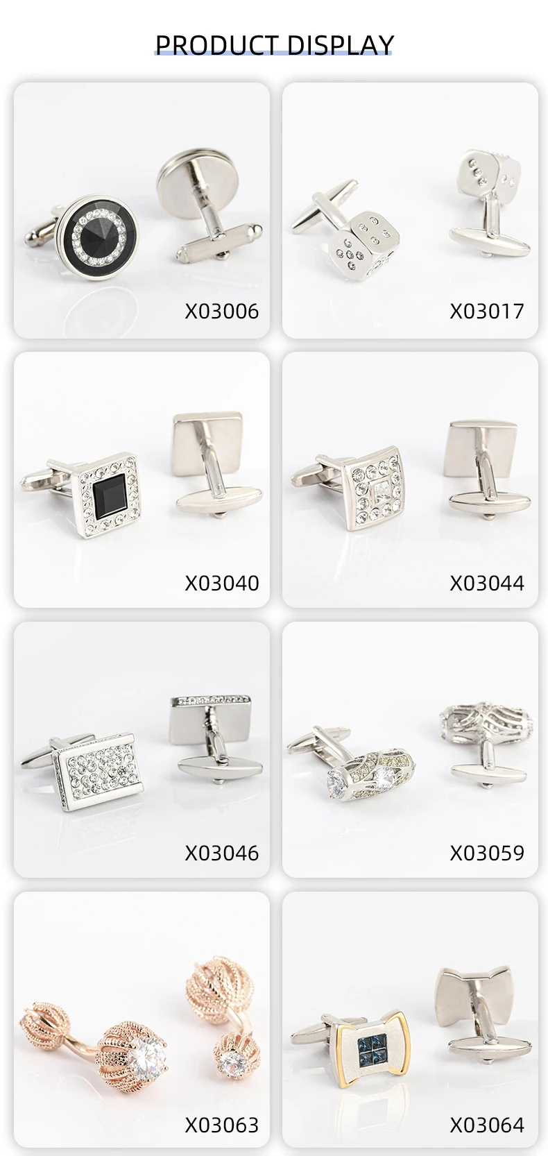 High Quality Simple Business Copper Enamel Cufflinks Classic Sleeve ...