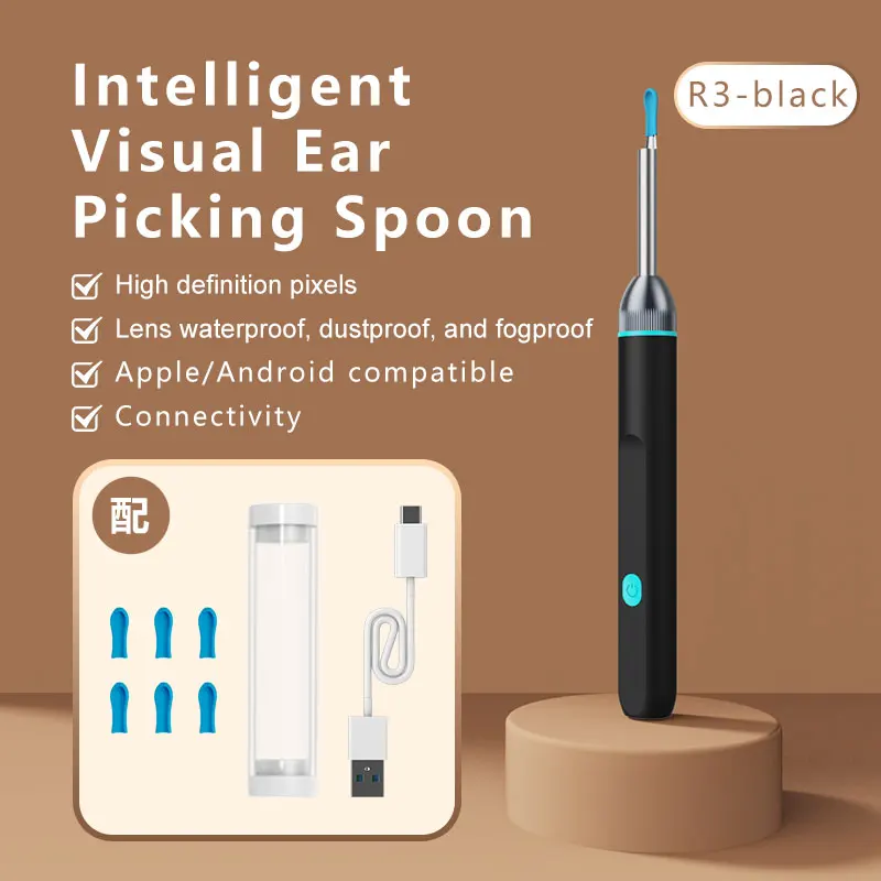Ryevi Otoscope Ear Wax Tool Kit - Safe & Efficient Cleaning
