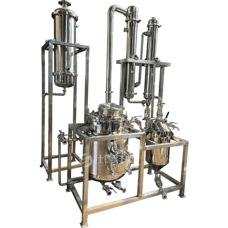 Plant Extraction Distillation Machines Vacuum Steam Essential Oil ...