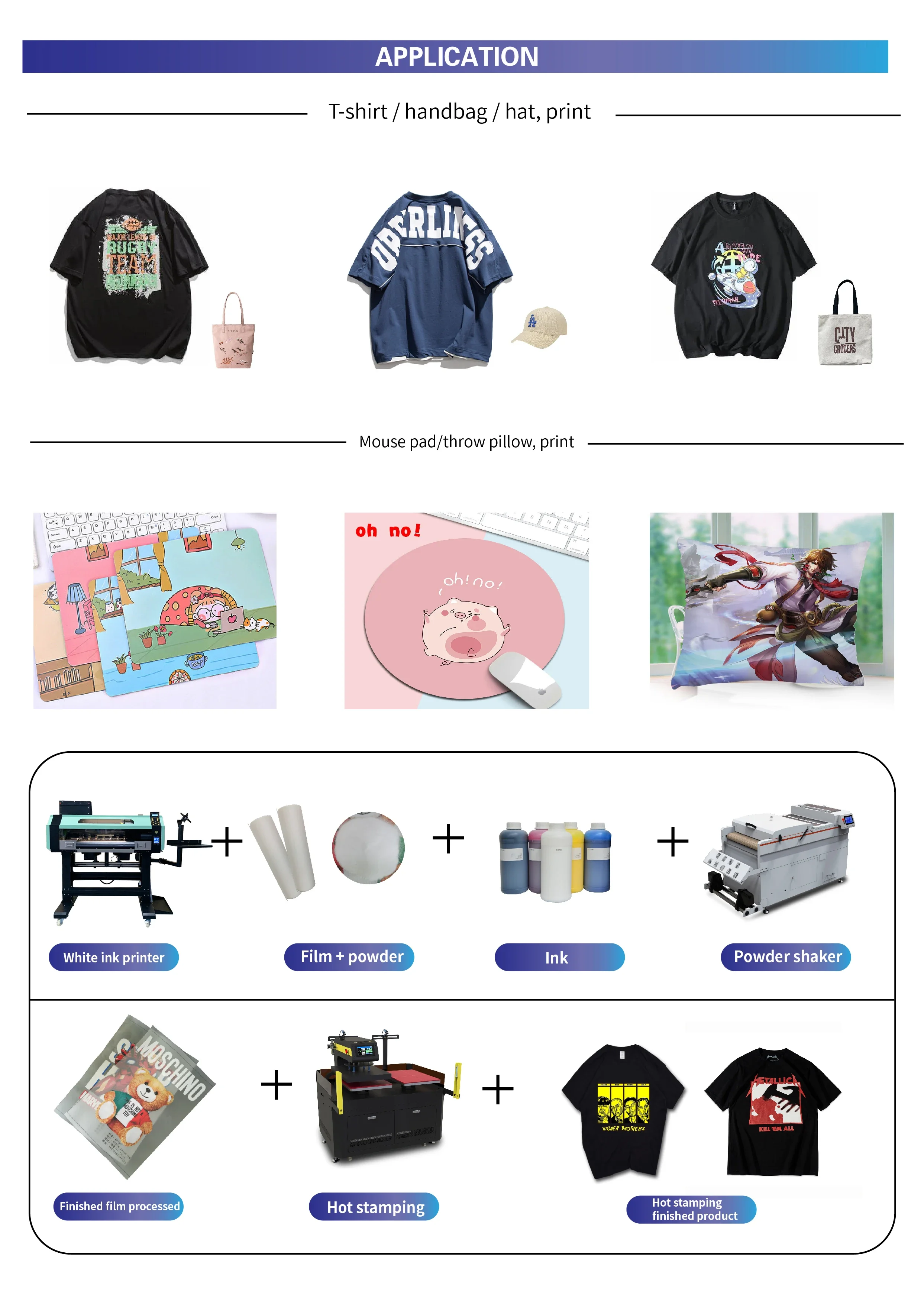 A1 Dtf Printer 60cm 24 Inch I3200 Xp600 Printheads With Powder Shaker ...