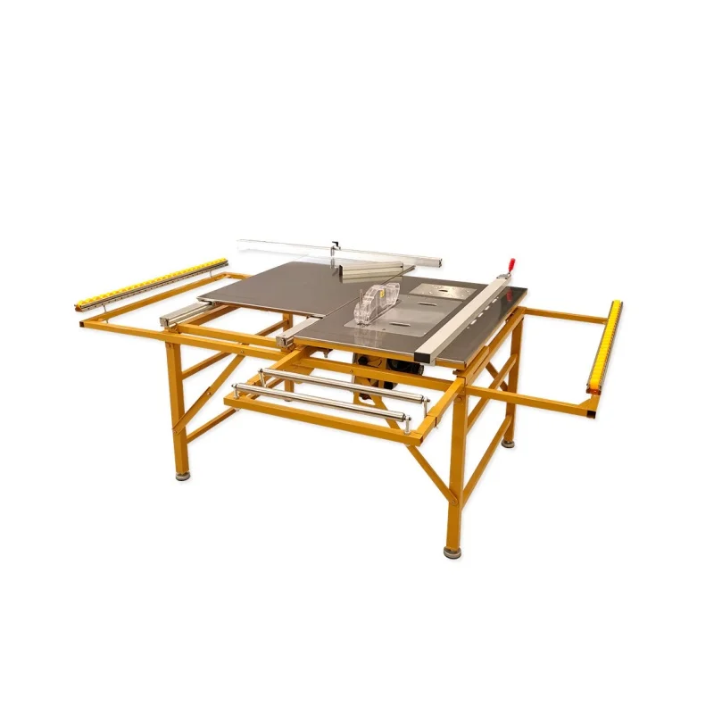 100*120cm DIY Folding Saw Table - Portable Woodworking Workbench