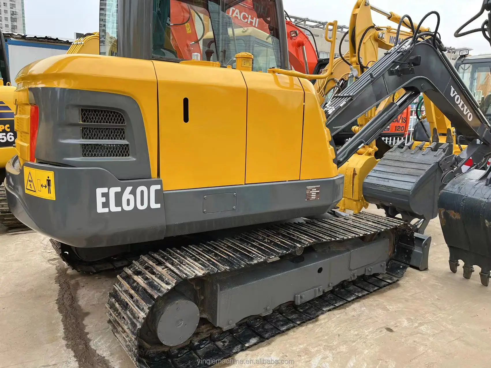 Volvo Ec60c 6ton Mini Excavator Hydraulic Volvo Ec60 Crawler Secondhand ...