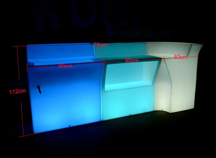 Outdoor LED Bar Counter - Durable, Portable, and Bright
