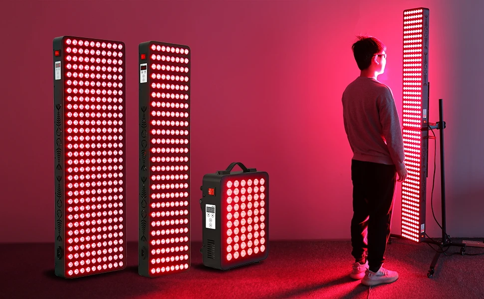 Height Adjustable Mobile Stand For Red Light Therapy Panel Horizontal ...