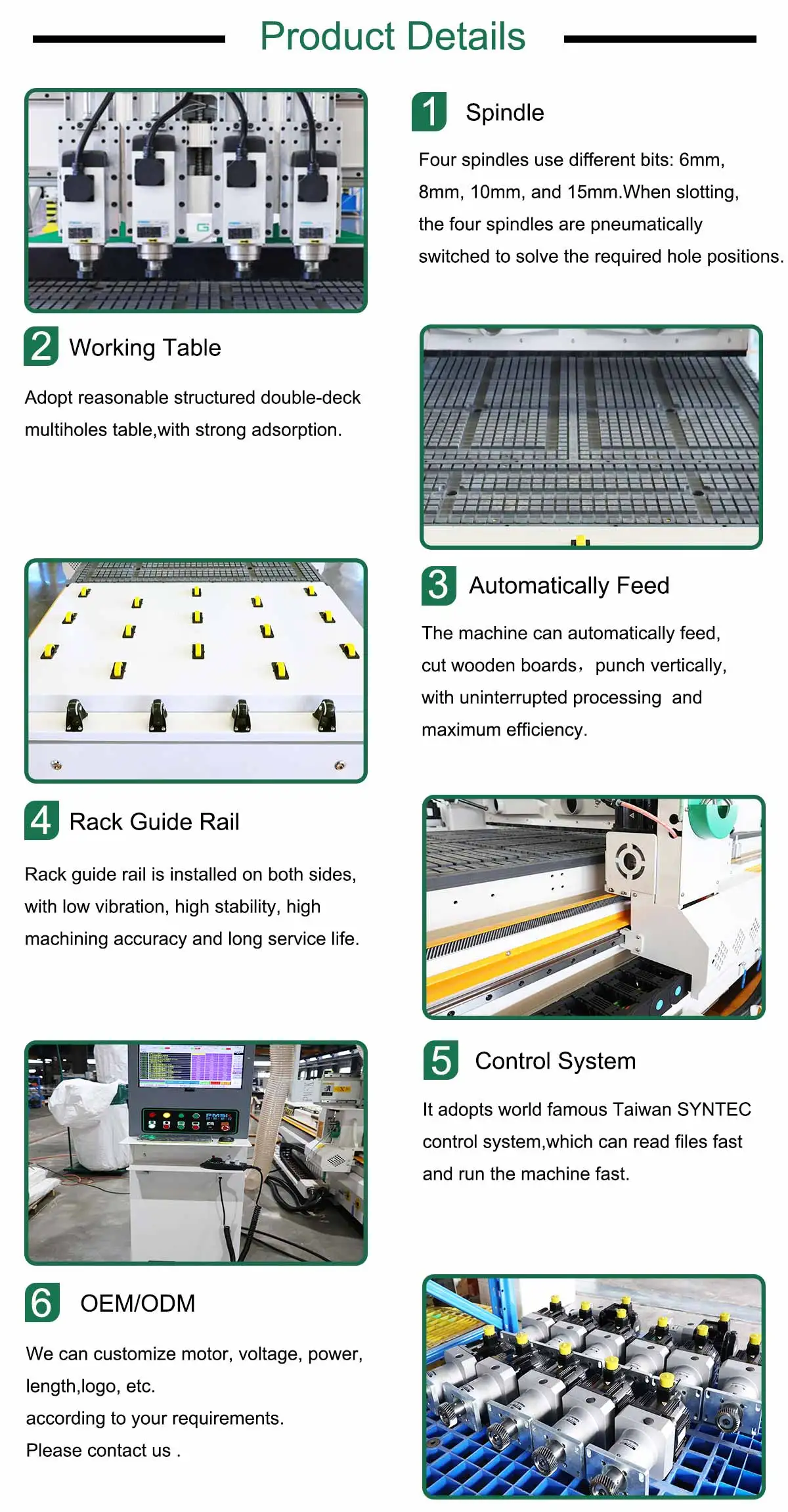 1325 CNC Router 4 Process - Precision Woodworking Machine