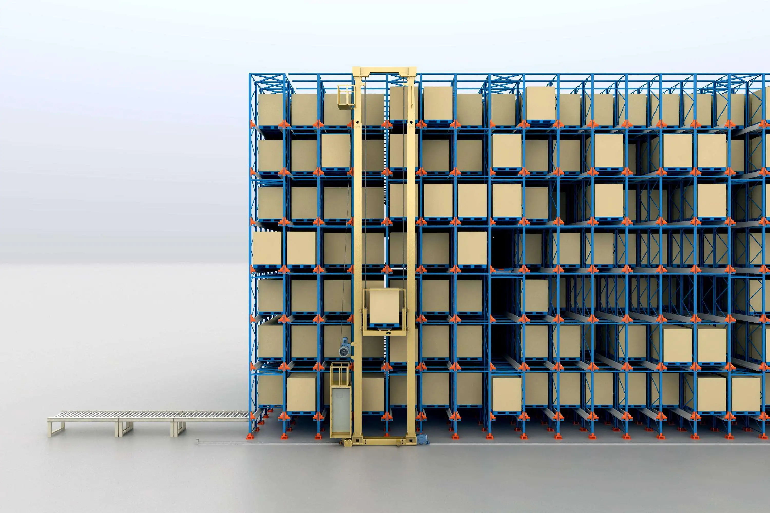 Custom Heavy-Duty Industrial Shuttle Racks Steel Pallet Stacking Racks ...