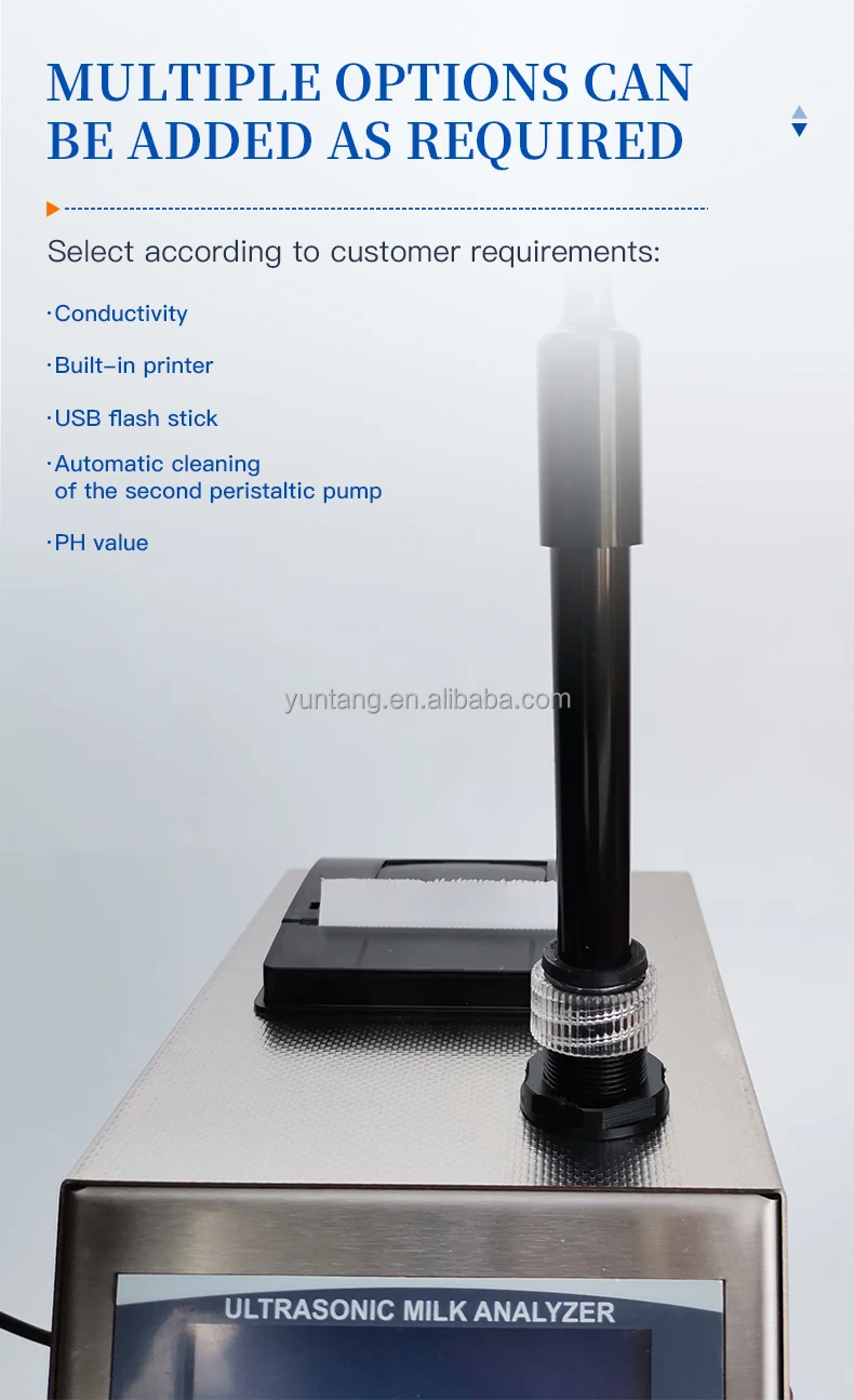 Dairy Milk Analyzer Proteins Analyzer Lactose Detector Density Snf ...
