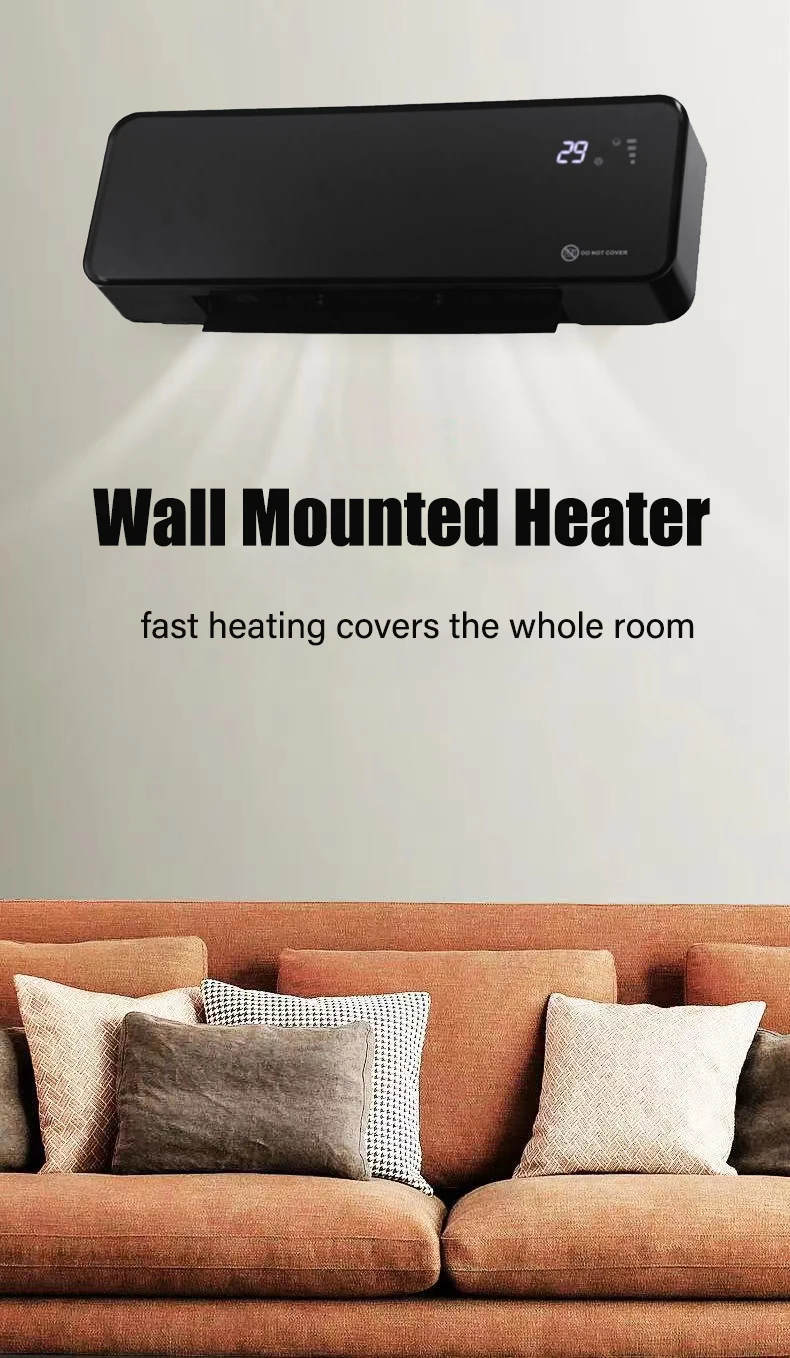 Wholesale Cost Effective Heater PTC Electric Wall Mounted Fan Heater ...