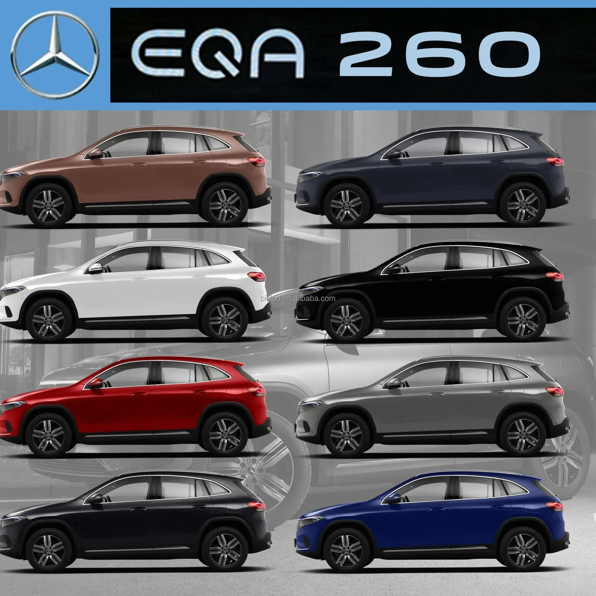 Luxury Electric Vehicles from China - Mercedes-Benz EQS, EQC, EQE, and EQA