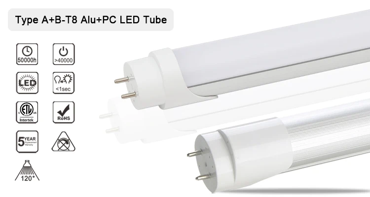 Banqcn Led T8 Light Tube 2ft Warm White 3000k-3500k Dual-end Powered ...
