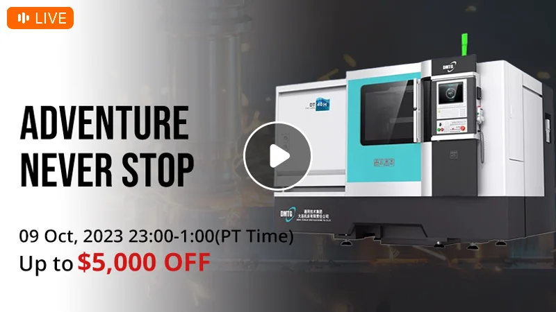 DMTG CNC Lathe Factory Livestream Product Show Stream 2023 - Alibaba.com