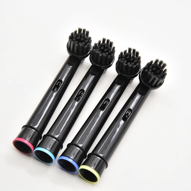 Wholesale Oral Automatic Reusable Electric Black Round Tooth Brush Head ...