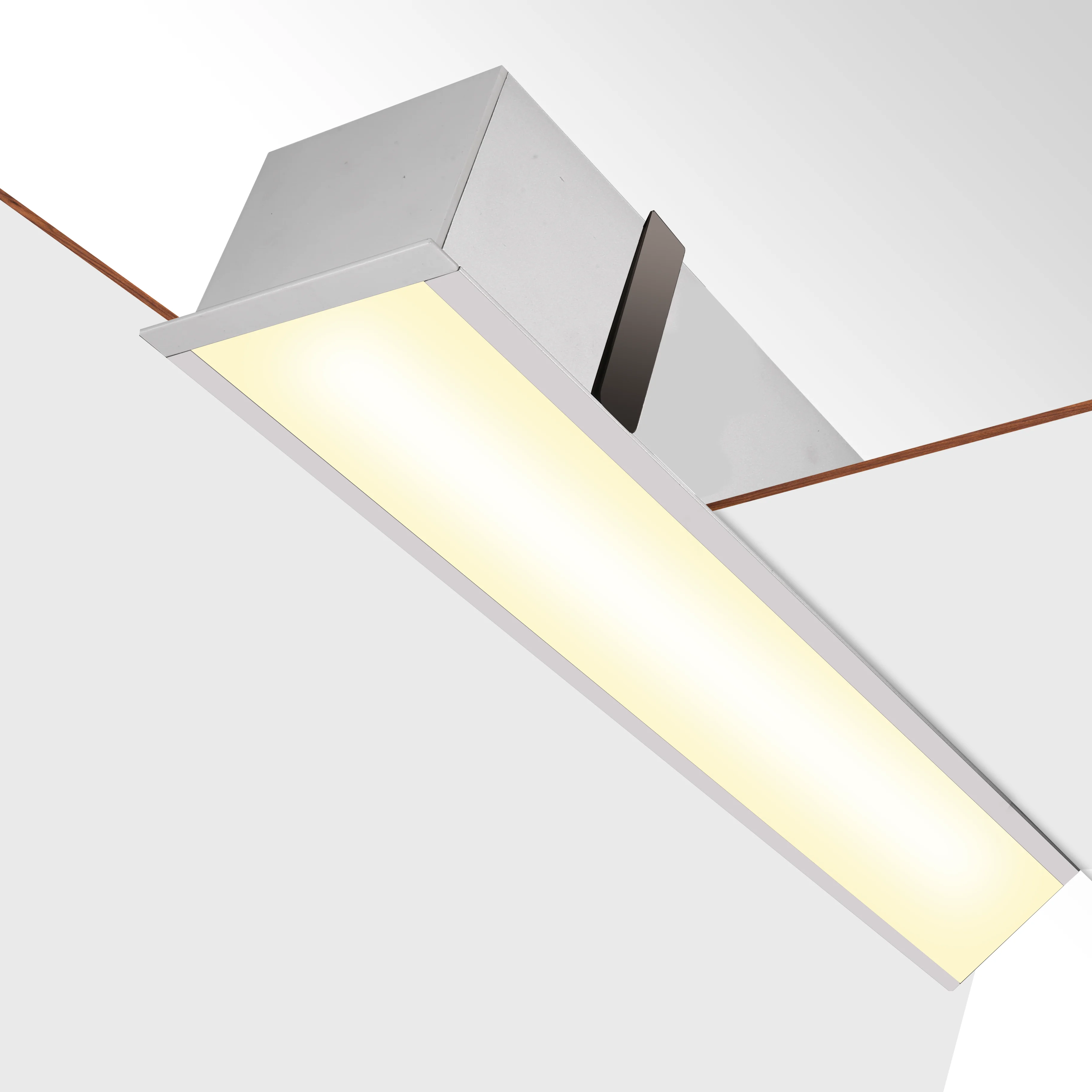50mm Recessed Led Aluminum Profile Channel For Commercial Lighting ...